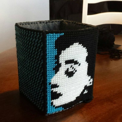 ELVIS PATTERN for Plastic Canvas Tissue Box Topper Digital PDF - Etsy