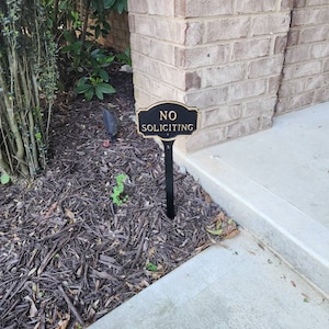 Classic Oval Double-sided Hanging Address Plaque, ONE Line Hanging ...