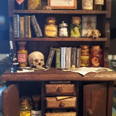 Custom Themed Miniature Cabinets - Etsy