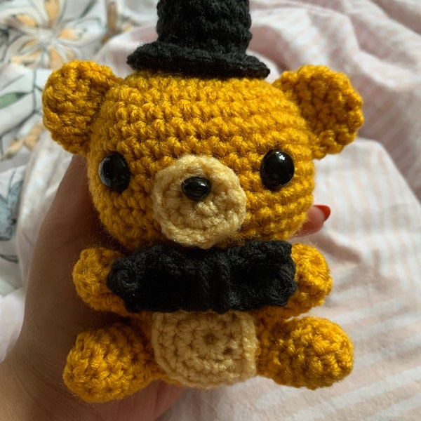 Chibi Golden Freddy Amigurumi Plush - Etsy