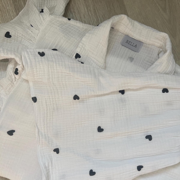 Cotton Sleepwear, Muslin Pajama, 100% Cotton Pajama, Organic Cotton Set ...