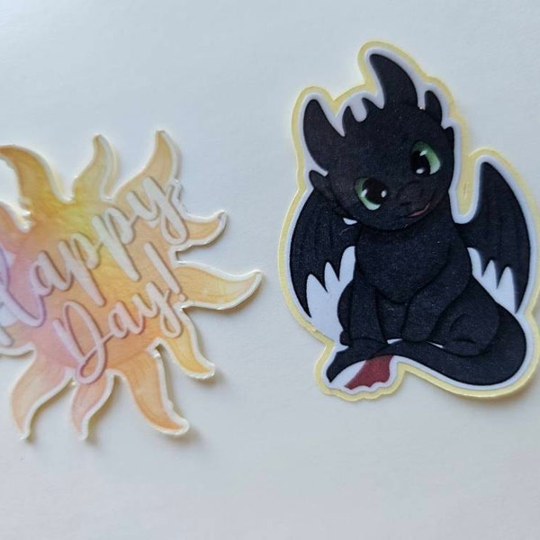 Sticker »toothless« | How to Train Your Dragon | Stickers | Holo ...