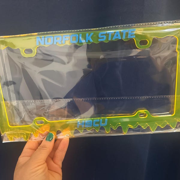 Custom License Plate Frame Cover (single Plate) Neon Acrylic License ...