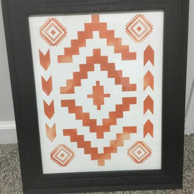 Floral Rose Line Art Minimal Wall Decore - Etsy