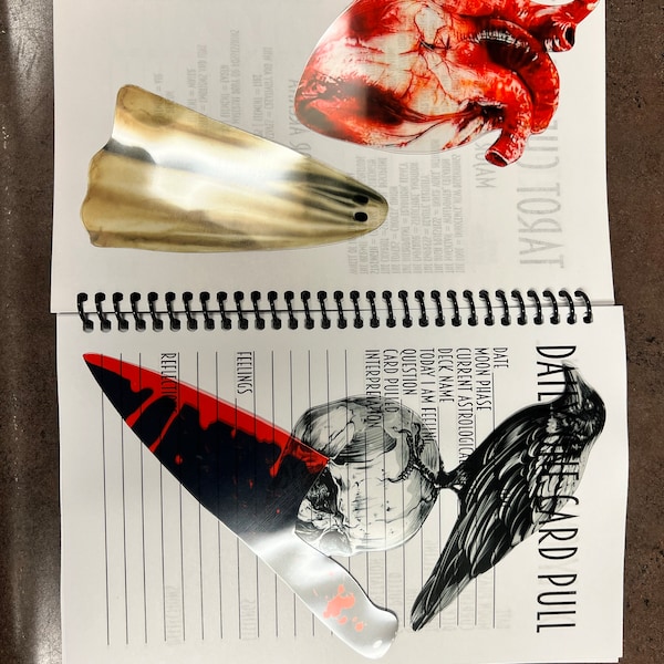 Clear Bookmark Anatomical Heart Bloody Bleeding Medical Goth Gothic ...