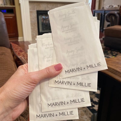 Custom Individual Guest Address Labels Modern Guest Address Labels - Etsy