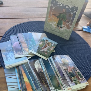 Chinese Tarot Deck Cards Set Oracle Card Booklet Kit Divination Magick ...