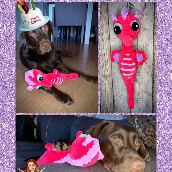 Crochet Pattern Seahorse Flip Amigurumi PDF Cute Brown Sea Animal ...