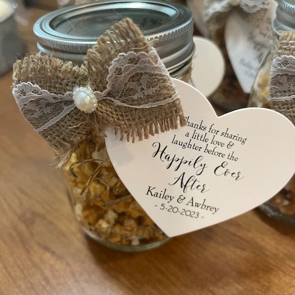 Rehearsal Dinner Favor Kit | Love Laughter Happily Ever After Wedding ...