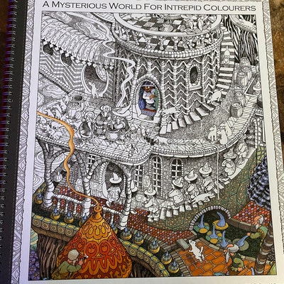 Watergorn GIANT 27x 40 Wildergorn Colour-in Poster by Jamie Courtier - Etsy