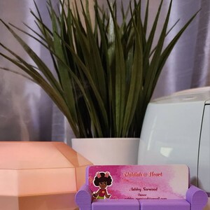 Couch/sofa Style Business Card Holder Loyalty Punch Card - Etsy