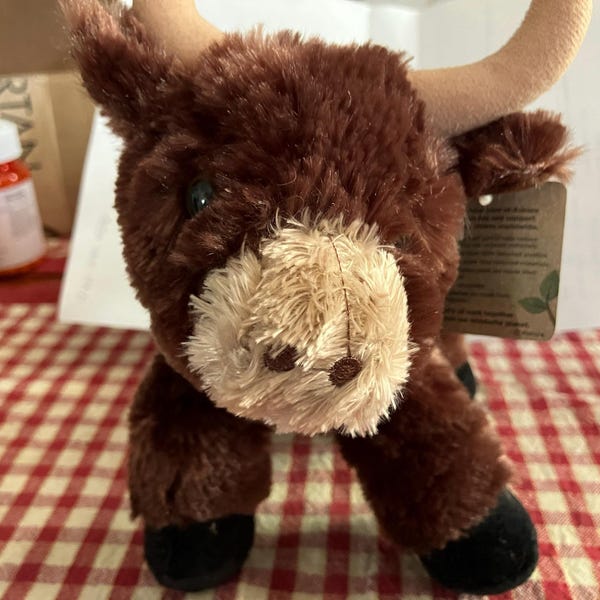 Plush Highland Cow/yak, Bull Stuffed Animal, so Cute, Flopsy Syle, Hard ...