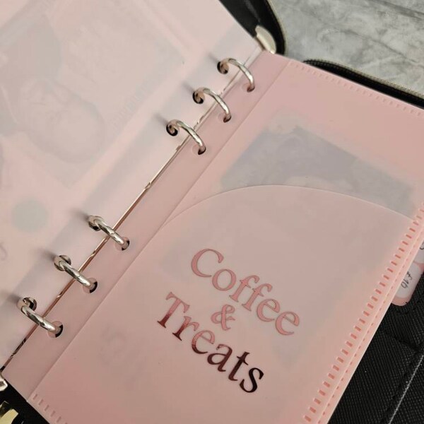 A6 White Divider Envelopes, Minimalist Tabbed Cash Wallets, Set of 5 ...