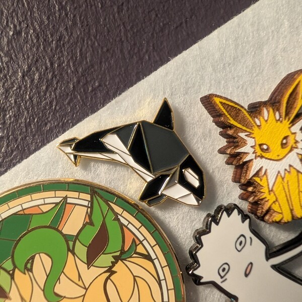 Giraffe Gift,origami Giraffe Soft Enamel Pin,enamel Pin,origami Jewelry ...