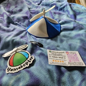 Yamakopter the Original Novelty Kippah With a Spinning Propeller, the ...