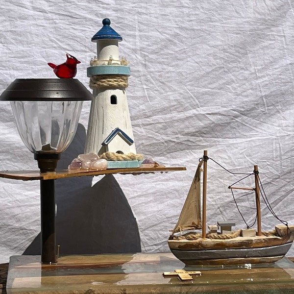 Handmade Glass Lighthouse - Etsy