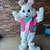 Deluxe Professional Mall Quality Mrs Easter Bunny Rabbit Mascot Costume ...