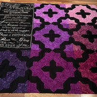 Mariners Compass Quilt Pattern - Multi Version Pattern - 3 Sizes - 3 Outer Ring Options ...