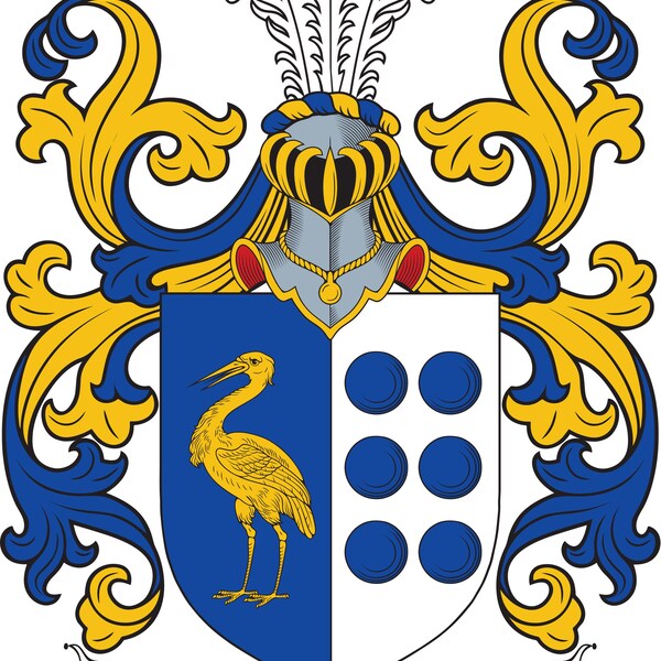 Fowler Family Crest - Digital Download - Fowler Coat of Arms JPG File ...