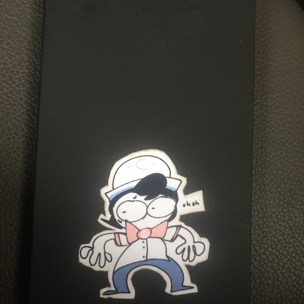 Kevin the Candy Man Scared Sticker! - Etsy