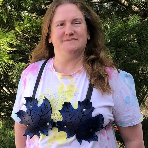 Elven Leaf Leather Bra DK7057 - Etsy