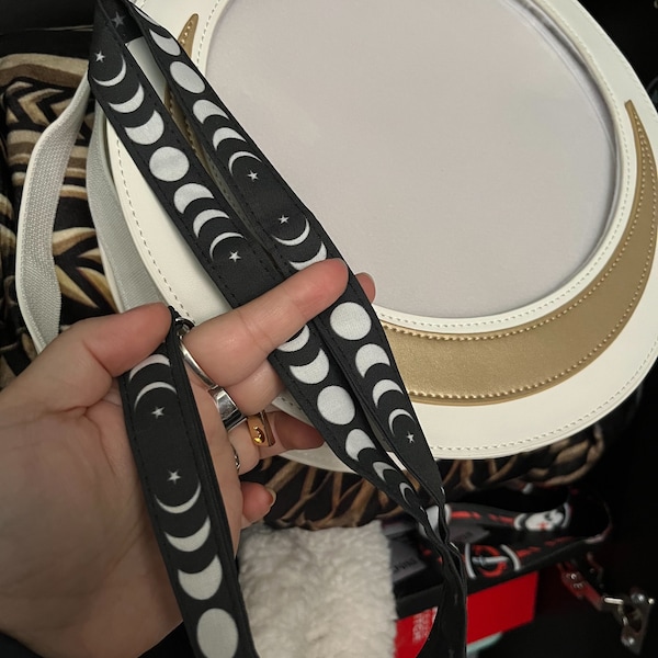 Moon Lanyard | Boho Badge Holder Lanyard | Witchy Things | Moon Phases ...