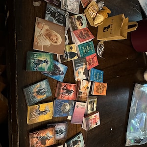 7 Realistic Miniature assigned Reading Books for 1/6 Scale Dolls Like ...