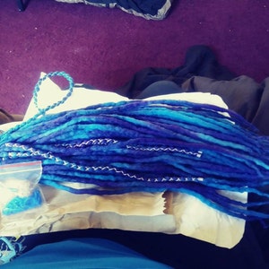 Full Set Dreads galaxy Wool Dreadlocks Gothic - Etsy