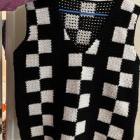 The Wednesday Vest - Crochet PDF Pattern - Etsy Canada