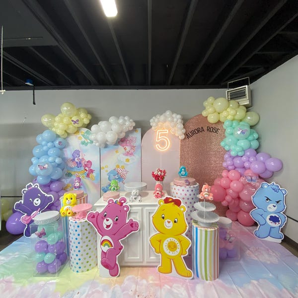 Bears Cutout Cardboard Backdrop | Birthday Sign Yard Cutout | Event and ...