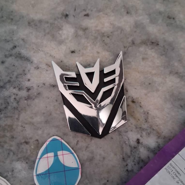 Autobot or Decepticon Plastic Car Emblem - Etsy