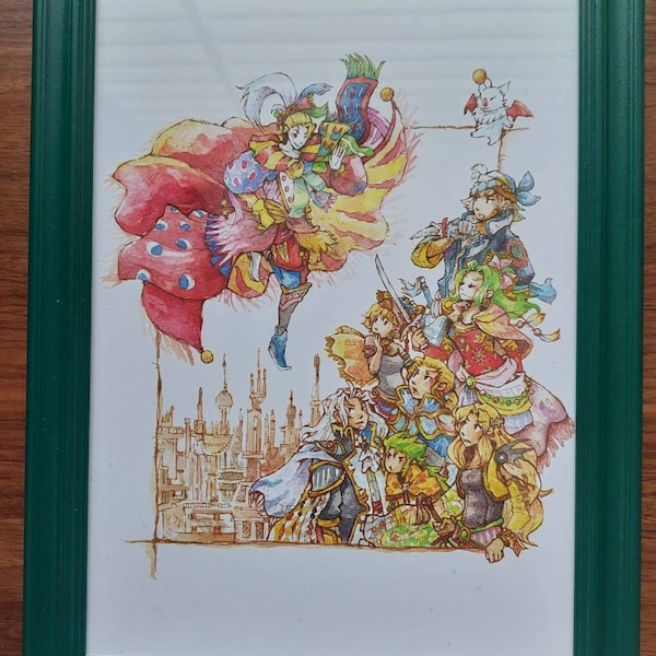A4 / A5 Final Fantasy VI Art Print - FF6 Locke Cole, Terra Branford ...