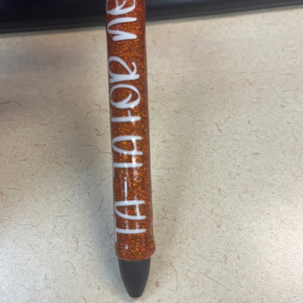 Spooky Halloween Glitter Pens, Pink Ghost Pens, Epoxy Glitter Pens ...