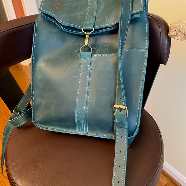 Handmade Leather Backpack Women,leather Backpack Woman,laptop Backpack ...