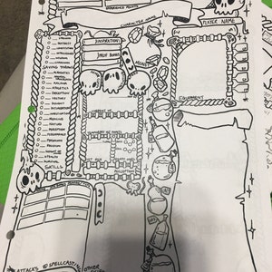 Printable Monk Blank Spell Cards Dnd 5e Full Colour Fillable PDF - Etsy