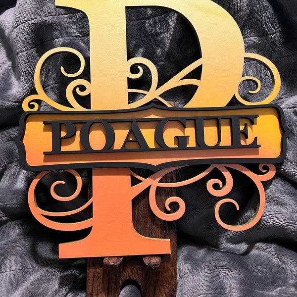 Multi-layer Monogram Assembly and Non Assembly Versions - Laser Cut ...