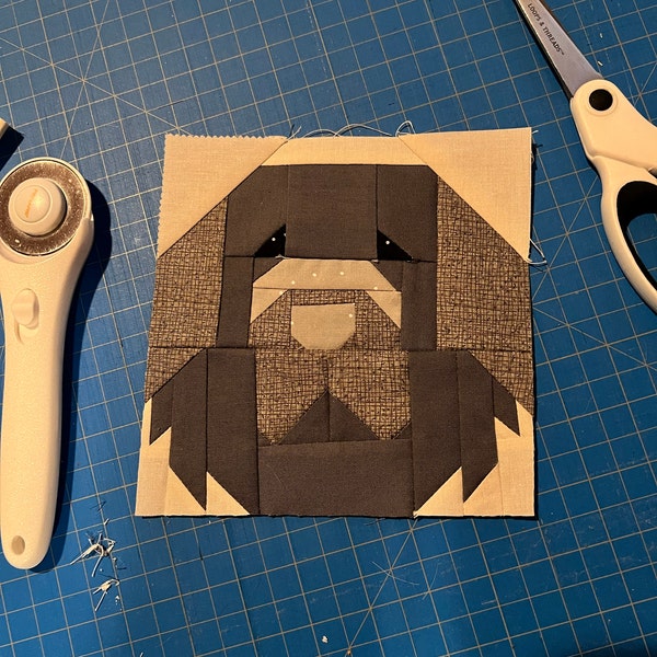 Newfoundland Newfie Dog Puppy Quilt Block PDF Pattern -includes ...