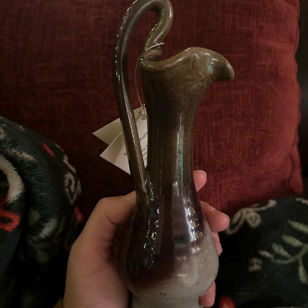 Handmade Stoneware Rebekah Pitcher: Nichols Pottery, Biblical Gift ...