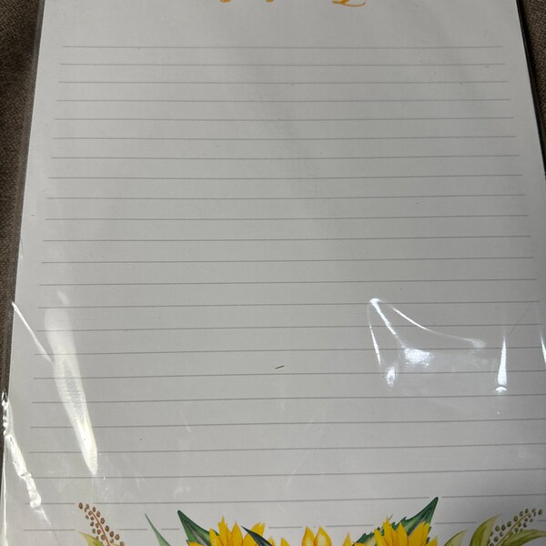 Personalized Modern Calligraphy Script Notepad, Custom A Note From ...