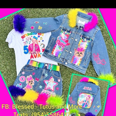 Jojo Siwa Denim Set Jojo Siwa Jeans Set Jojo Siwa Denim Outfit Jojo ...