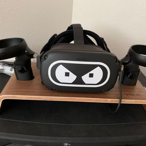 VRGE VR Stand Wood Display and Organizer Stand for Oculus Quest 2 ...