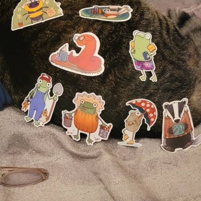 Barbarian Frog Vinyl Sticker Gift Tabletop Game Lovecraft Cryptid ...