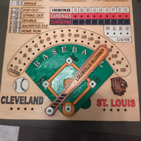 Tabletop Baseball Game 11x10 - Etsy