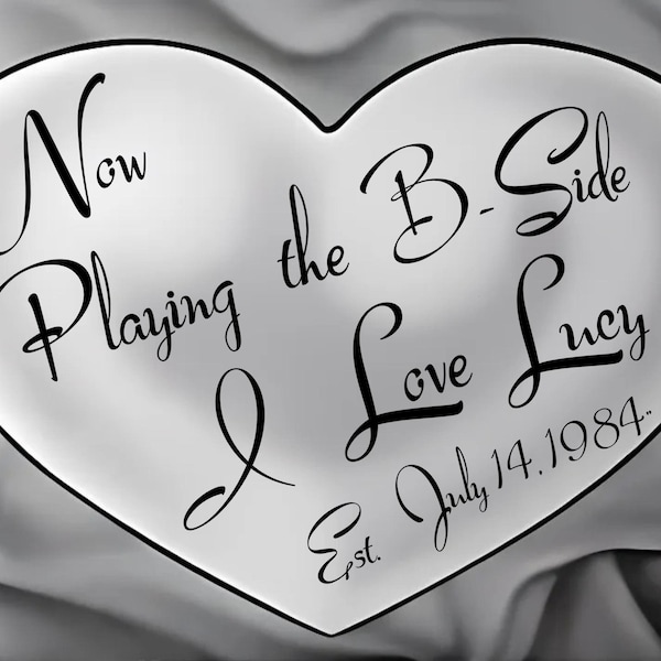 I Love Lucy Custom Birthday Sign (digital Download) - Etsy