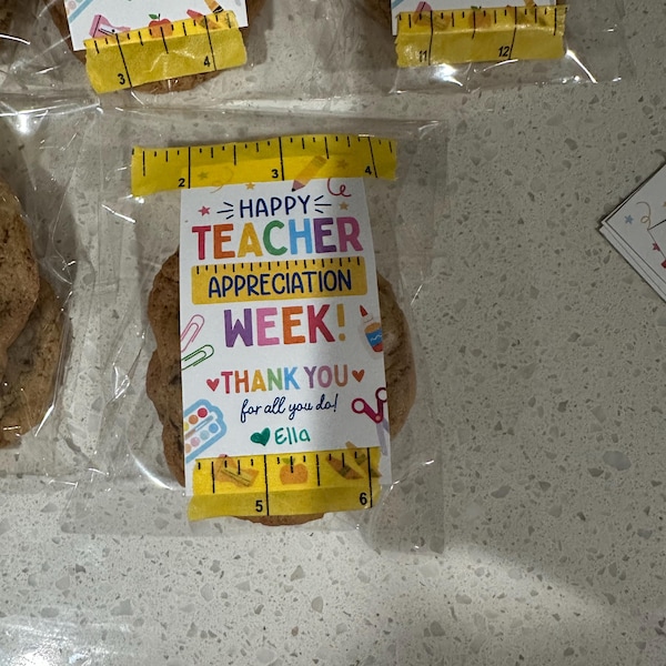 Last Day of School Gift Tag End of School Year Cookie Sweet Treat ...