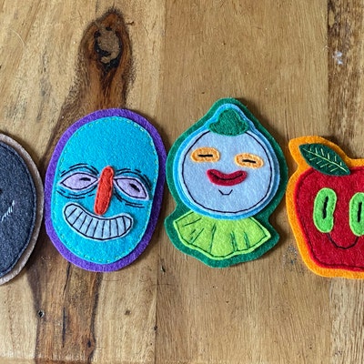 Orange Friend Handmade Sew-on Felt Patch - Etsy