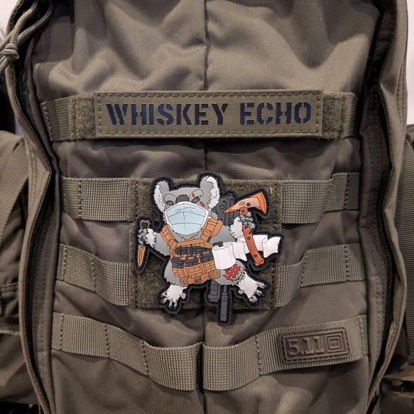 Custom Callsign Patches Your Own Text Lasercut Patch Customized IR ...