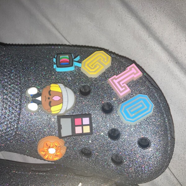 Colorful Alphabet Glow in the Dark Crocs Charms - Etsy