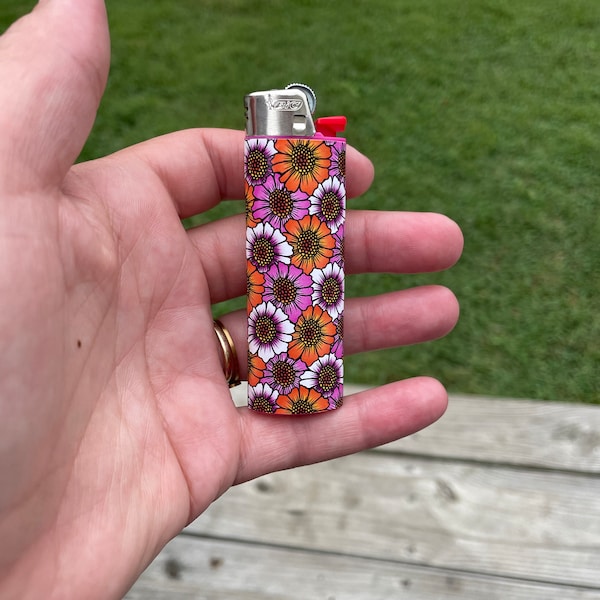 Floral Lighter Stickers | Lighter Stickers | Stoner Stickers | Stoner ...