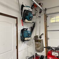 Line Trimmer / Weed Eater Wall Hanger Storage Rack - Etsy Canada
